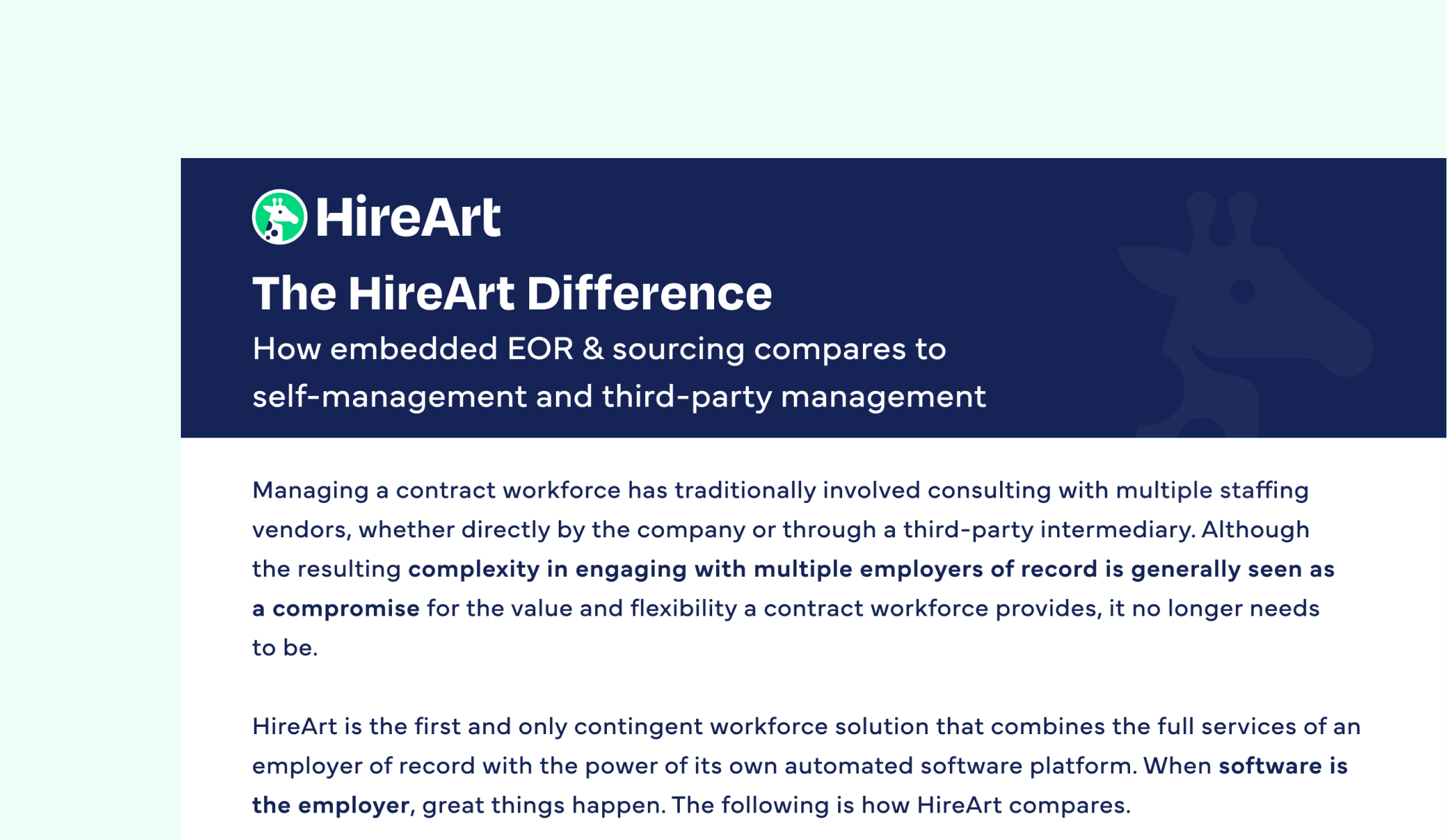 HireArt | The HireArt Difference